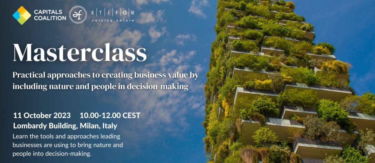 Masterclass || Practical approaches to creating business value by including nature and people in ...